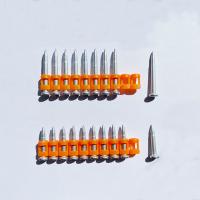 China Orange Jacket Bullet Ballistic Tip Nail for Hard Concrete Steel Nails Building Gas Nails for sale