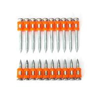 China Tianjin 22mm Galvanized Steel Collated Pin Nail Gun with Flat Head and Fluted Shank for sale