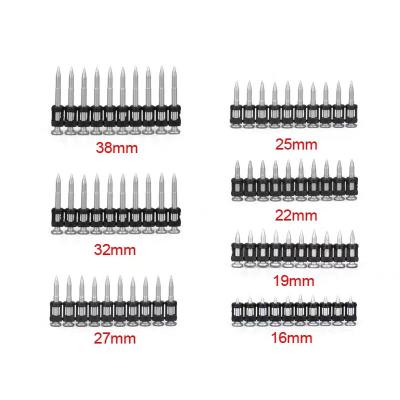 China ISO Standard Full Round Head Strip Collated Concrete Nails for Gas-Actuated Tools for sale