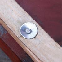 China Cement Wall Steel Nails Concrete Nails 2 inch Drive Pins with 1 inch Washer 100 Pack for sale