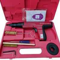 China Cement Wall Steel Nails Concrete Nails 2 inch Drive Pins with 1 inch Washer 100 Pack for sale