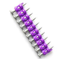 China Electro Galvanized Collated 22 mm Nails for Wurth Gas Device CS-3 Durable Ring Shank for sale