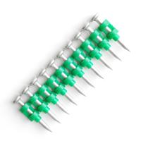 China 6mm Head Diameter Collated Straight Shank Pin Nails for Trak-It C5 Gas Tool Assembly for sale