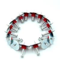 China 7.6mm Head Diameter High Velocity Drive Pins for Concrete and Steel Shooting Nails for sale
