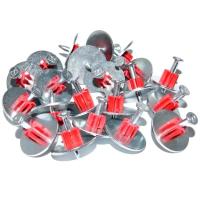 China 7.6mm Head Diameter 25mm Steel Washer High Speed Steel Nails for PDW Concrete Pins for sale