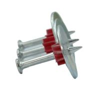 China 7.6mm Head Diameter 25mm Steel Washer High Speed Steel Nails for PDW Concrete Pins for sale