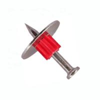 China Building Construction Material Fixing High Speed PDW Pins Concrete Steel Nails with 25mm Steel Washer ISO Standard for sale
