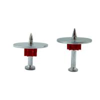China Building Construction Material Fixing High Speed PDW Pins Concrete Steel Nails with 25mm Steel Washer ISO Standard for sale