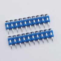 China 15-40mm Collated Gas Drive Pins Plastic Strip Concrete Nail Durable for sale