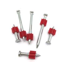 China Powder Actuated Nail Gun ISO Standard .300'' Head Drive Pin Shooting Nail for Concrete for sale