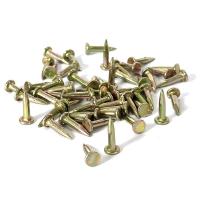 China Smooth Shank Concrete Nails 3.0x16mm in Yellow Galvanized for Construction Materials for sale