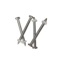 China High Hardness Steel Shooting Nails with 3.7mm Shank Diameter and Plastic Washers for sale