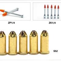China 3.7mm Shank Diameter ZK 1/4 Eyelet Drive Pin with High Velocity Fasteners and Eye Hole for sale