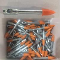 China 3.7mm Shank Diameter ZK 1/4 Eyelet Drive Pin with High Velocity Fasteners and Eye Hole for sale