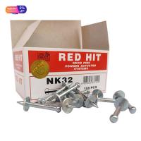 China ISO Standard Steel Red Hit NK32 Drive Pin with Metal Washer Shooting Nails for sale