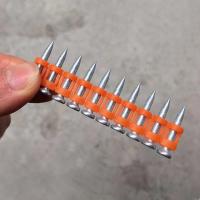 China Electric Galvanized Smooth Shank Steel Nails for Hard Concrete and Metal Best Choice for sale
