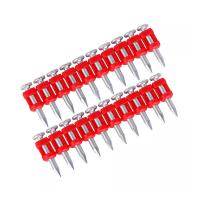 China 6.3mm Flat Head High Quantity Gas Concrete Steel Nails Fasteners 19mm Cut Point Nails for sale