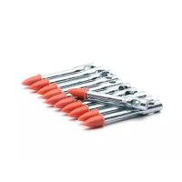 China Concrete Fasteners High Speed Eyelet Drive Pins with Actuate Hats and Flat Head Design for sale