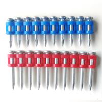 China Gas Actuated Nailer Fastening Pins with Galvanized Hardened Steel Concrete Nails for sale