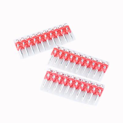 China 6.3mm Head Diameter Galvanized-shining Concrete Nails Strip Gas Nail for Construction for sale