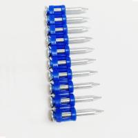 China 6.3mm Head Diameter Galvanized-shining Concrete Nails Strip Gas Nail for Construction for sale