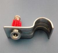 China 7.6mm Head Diameter Pin Clip Nail One Hole Conduit Strap for Secure Attachment to Concrete for sale