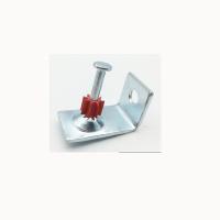 China Flute Top Hat and Right Angle Ceiling Clip PK32 Head Drive Pin .300 Shank Diameter for sale