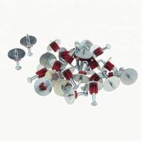 China Smooth Shank Electro Galvanized PDW Type Concrete Nail with 25mm Metal Washer for sale