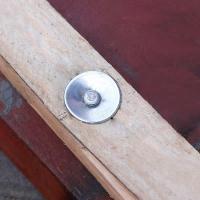 China Smooth Shank Electro Galvanized PDW Type Concrete Nail with 25mm Metal Washer for sale