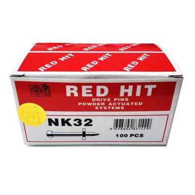 China Smooth Shank ISO Standard Red Hit NK32 Drive Pin with Metal Washer Durable for sale