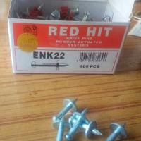 China Secure Your Ceiling with 32MM RED HIT Concrete Nail Ceiling Clips and 12mm Washer Dia for sale