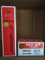 China Secure Your Ceiling with 32MM RED HIT Concrete Nail Ceiling Clips and 12mm Washer Dia for sale