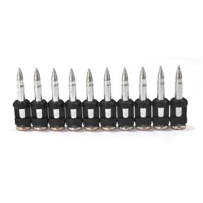 China ISO Standard Gas Pin Forged Nail for Hard Concrete and Steel Plate Length 16-38mm for sale