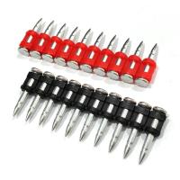 China ISO Standard Gas Pin Forged Nail for Hard Concrete and Steel Plate Length 16-38mm for sale