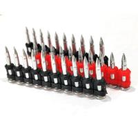 China ISO Standard Gas Pin Forged Nail for Hard Concrete and Steel Plate Length 16-38mm for sale