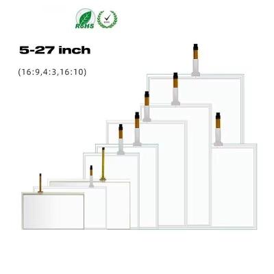 China 5/7/8.4 /10.4/12.1/12.3/13.3/15/15.6/17/17.3/18.5/19/21.5 Inch Custom Sizes Optional Resistive LCD Touch Screen Panels for sale