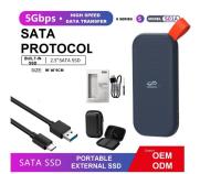 China Fast Speed SATA Built In SSD Portable Hard Drive 5gbps Custom And Free Mold Opening for sale