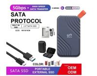 China Portable External SSD Drive SATA 5gbps Ngff And Nvme Interface Customizable for sale