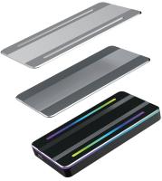 China RGB Lighting Effect M. 2 SSD Mobile SSD Supports SATA and Mvne Protocols5gbps/10gbps Transmission Rate Glass Panel with Seven Colours RGB Light Effect for sale