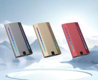China RGB Lighting Effect M. 2 SSD Mobile SSD Supports SATA and Mvne Protocols5gbps/10gbps Transmission Rate Glass Panel with Seven Colours RGB Light Effect for sale