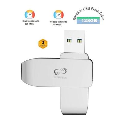 China Infinites Rotation Usb C Solid State Drive 128GB USB Flash Drive Stable for sale