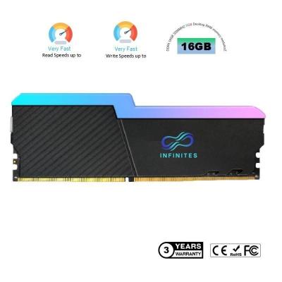 China High Capacity RAM 16GB DDR 4 3200 Computer RAM 16 GB DDR4 with RGB Light for sale