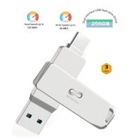 China Infinites Dual Interface USB Drive USB C+USB3.2 Equipped with USB C/Type-C Interface and USB a/USB 3.2 High-Speed Interfac 64GB for sale