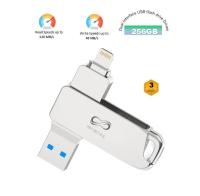 China Infinites 128GB USB OTG Flash Drive for Apple Dual Interface USB Flash Drive Read Speed of up to 120 MB/S and a Write Speed of 40 MB/S for sale