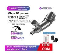 China ODM Portable Type-C Solid State Disks Sk USB 3.2 Flash Drive Provides a Read Speed of up to 550MB/S and a Write Speed of 1000MB/S 256GB SATA and Nvme for sale