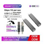 China Fast Speed Usb C SSD Flash Drive 1tb USB 3.2 Flash Drive High Performance for sale