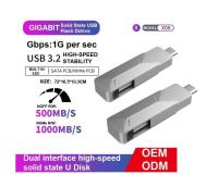 China Efficient 2tb Usb C Flash Drive Read Speed Of Up To 550MB/S And A Write Speed Of 520MB/S for sale