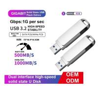 China Efficient 2tb Usb C Flash Drive Read Speed Of Up To 550MB/S And A Write Speed Of 520MB/S for sale