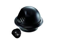China 100mm Black Spherical outdoor grills for air intake or exhaust through the facade air vents louvers stainless steel for sale