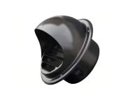 China 100mm Black Spherical outdoor grills for air intake or exhaust through the facade air vents louvers stainless steel for sale